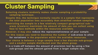 Probability Sampling Method- Concept - Types | PDF