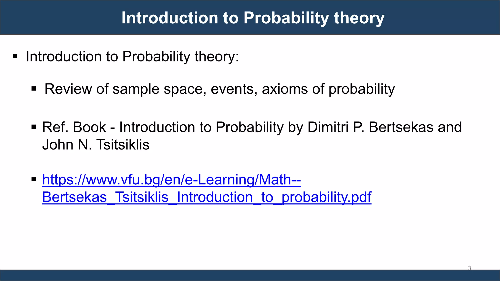 Introduction to Probability Theory | PDF | Physics | Science