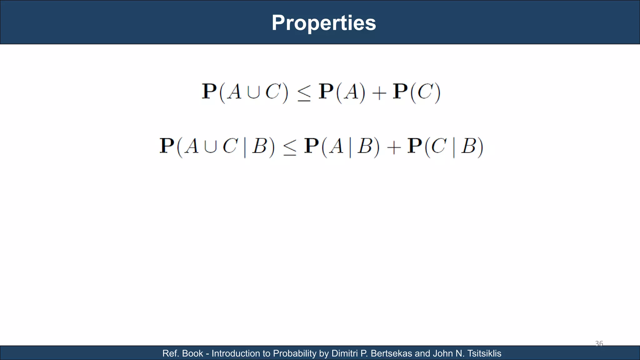 Introduction to Probability Theory | PDF