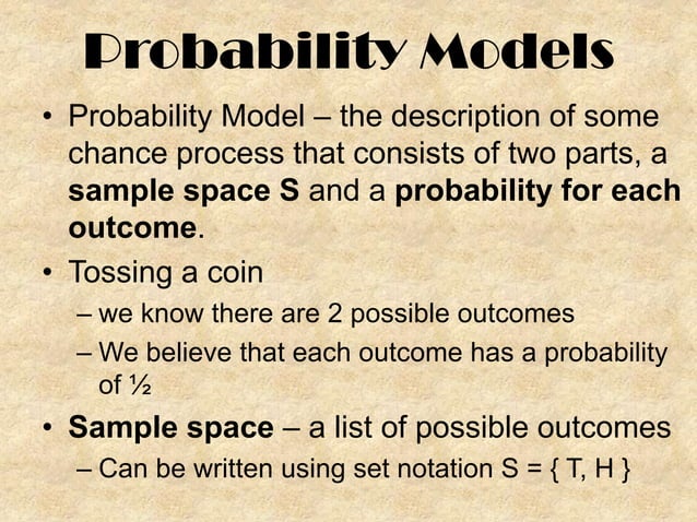 Probability models & basic rules | PPTX