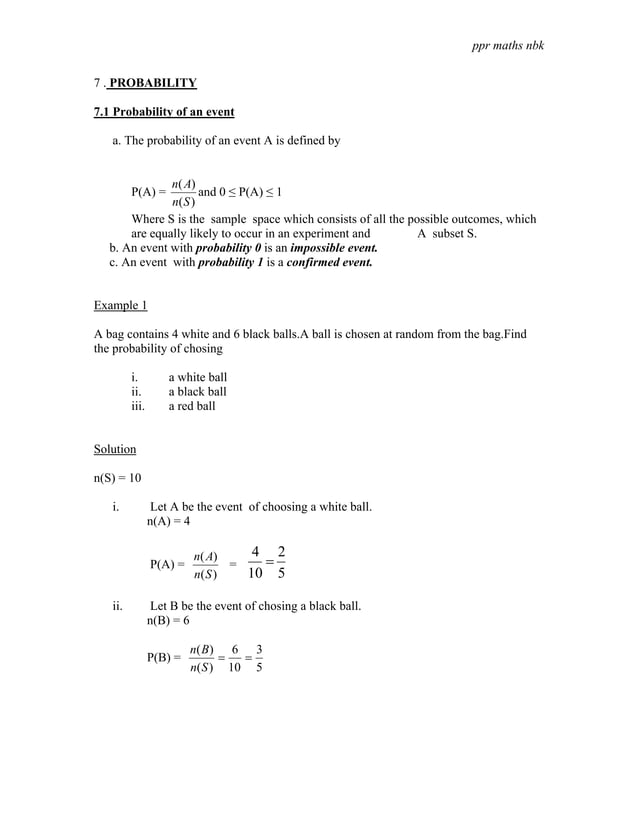 Probability Modul | PDF