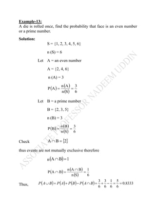 Probability(not mutually exclusive events) | PDF