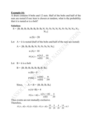 Probability(not mutually exclusive events) | PDF