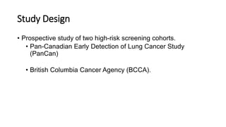 Probability of cancer in pulmonary nodules detected on first screening ...