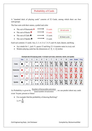 Probability of cards | PDF