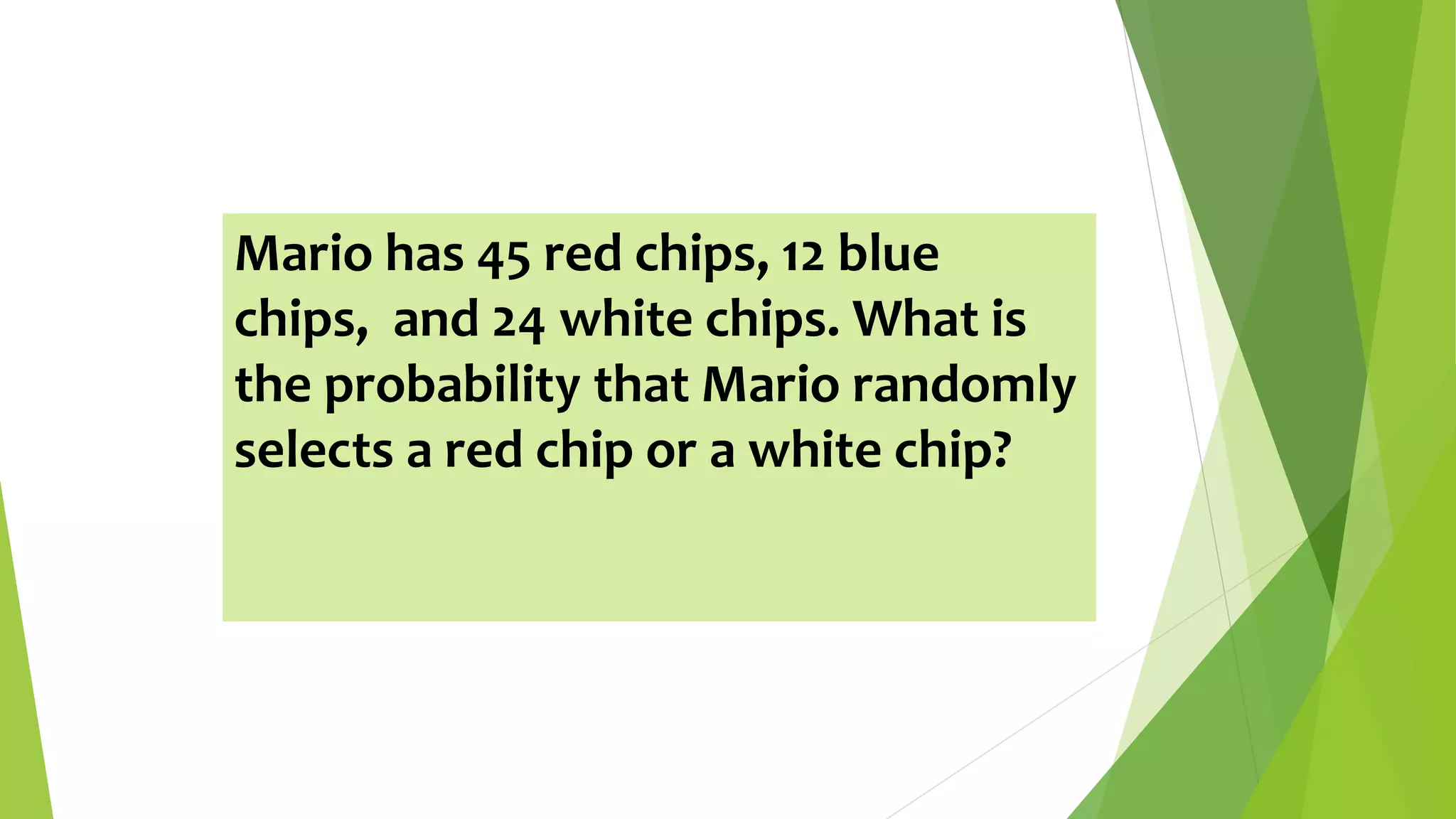 PROBABILITY OF MUTUALLY EXCLUSIVE EVENTS final.pptx