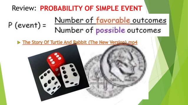 PROBABILITY OF MUTUALLY EXCLUSIVE EVENTS final.pptx | Physics | Science