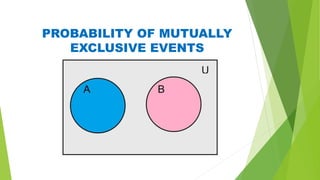 PROBABILITY OF MUTUALLY EXCLUSIVE EVENTS final.pptx