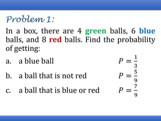 Probability of Simple and Compound Events | PDF