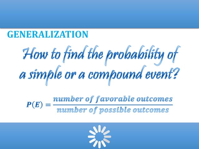 Probability of Simple and Compound Events | PDF