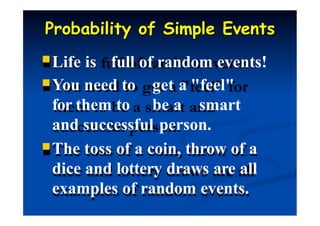 Probability of Simple Events FOR GRADE 5 STUDENTS.pptx