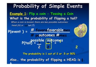 Probability of Simple Events FOR GRADE 5 STUDENTS.pptx