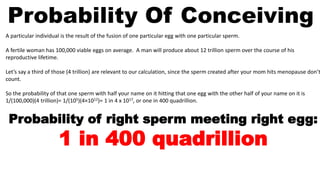 Probability of your existence | PPTX