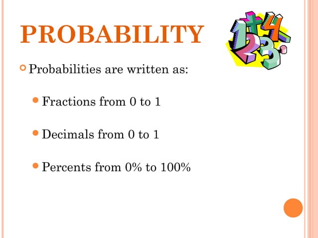 Probability | PPT