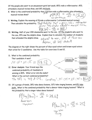 Probability practice pages answers | PDF