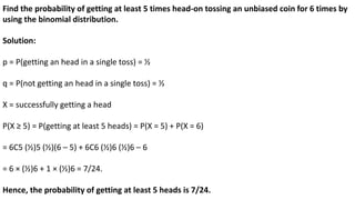Probability Problems, Biostatics and Research Methodology | PPT