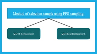 probability proportional to size.pptx.By Rc | PPTX | Science