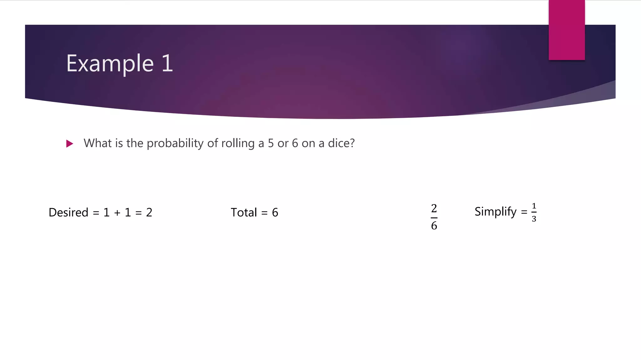 Probability review | PPTX | Desserts and Baking | Food & Drink