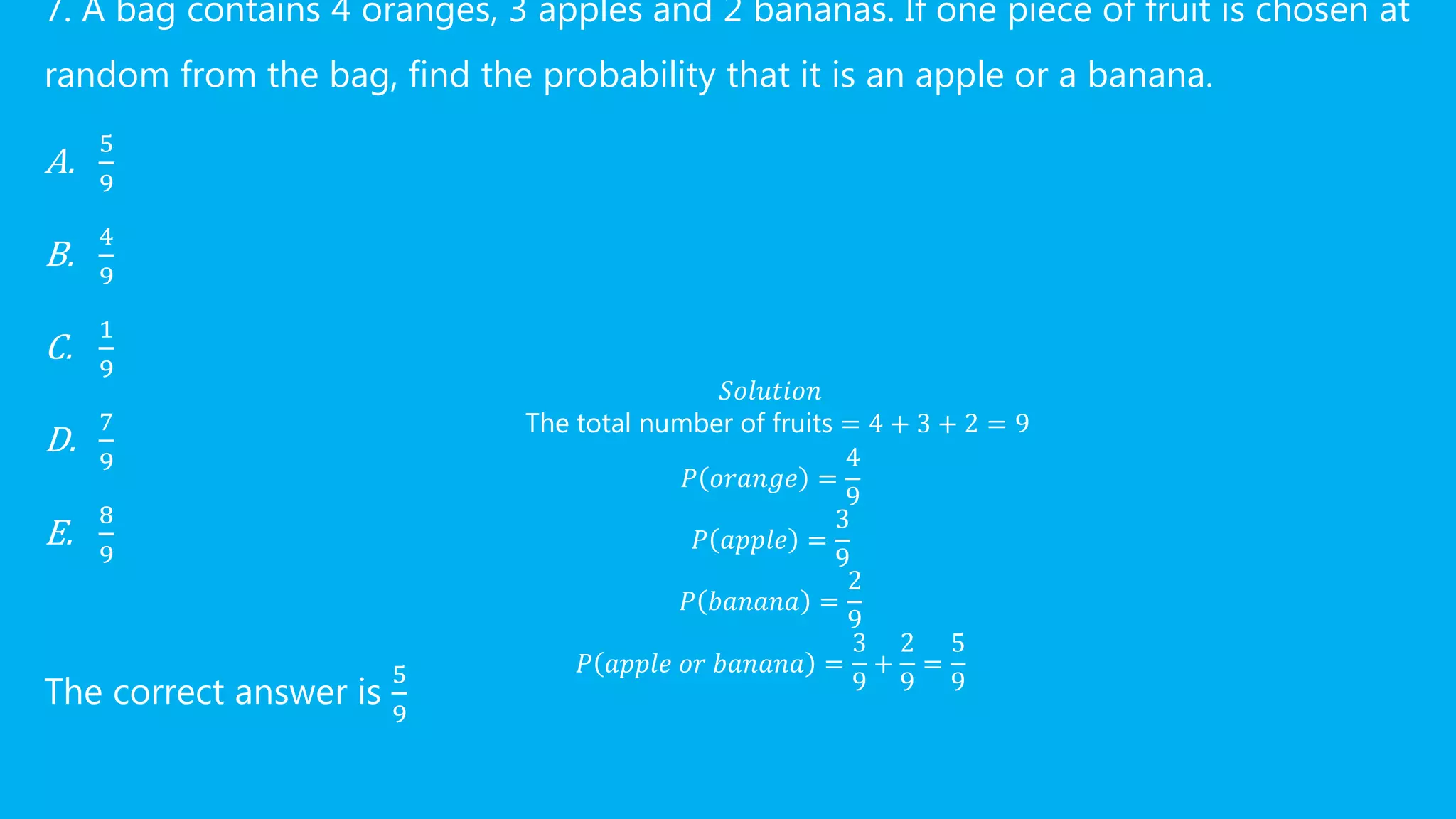 Probability revision card | PPT
