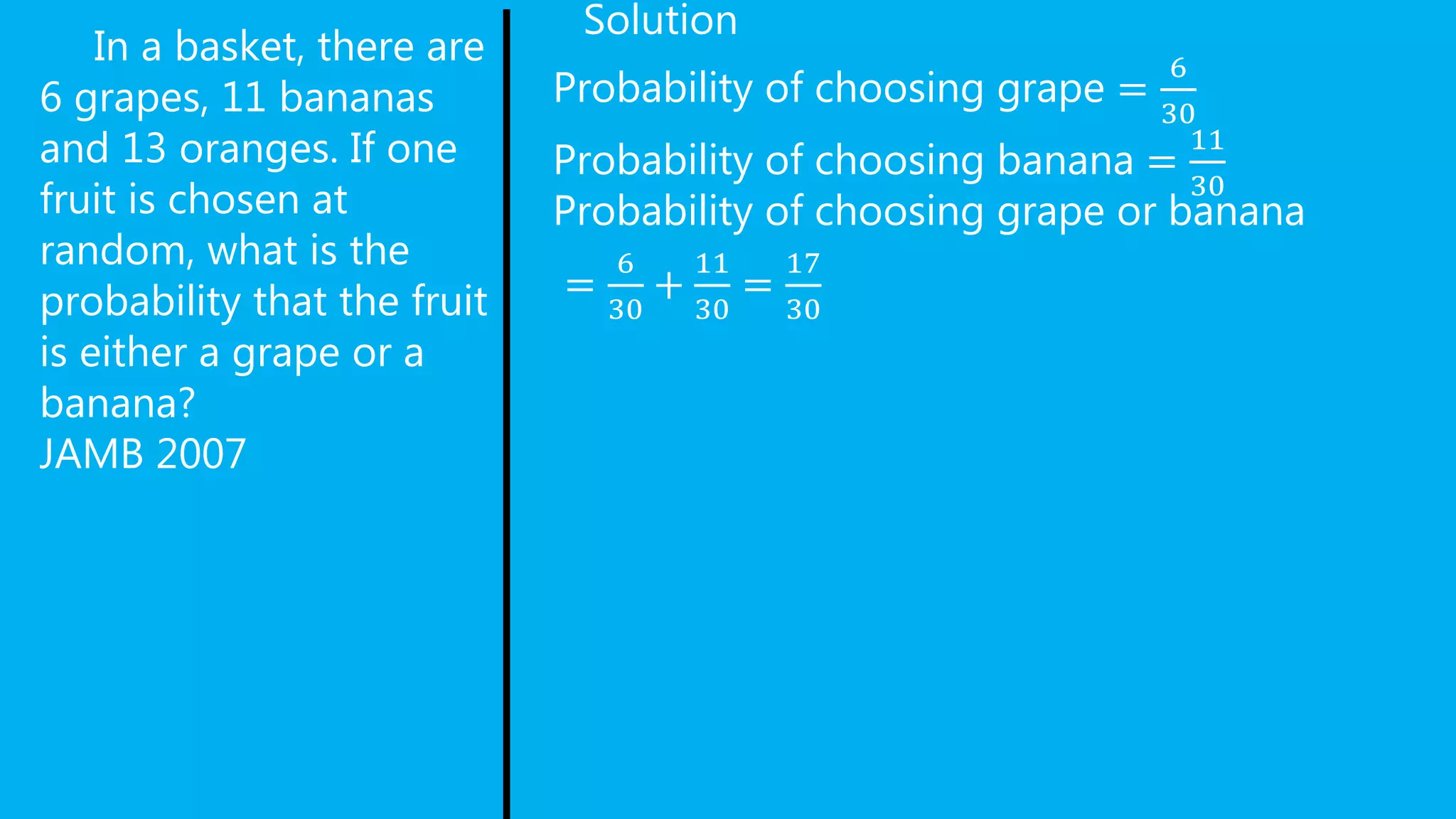 Probability revision card | PPT