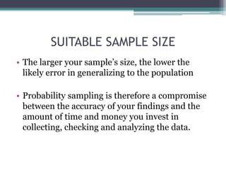 Probability Sampling | PPTX