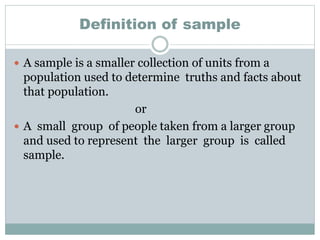 Probability sampling | PPTX