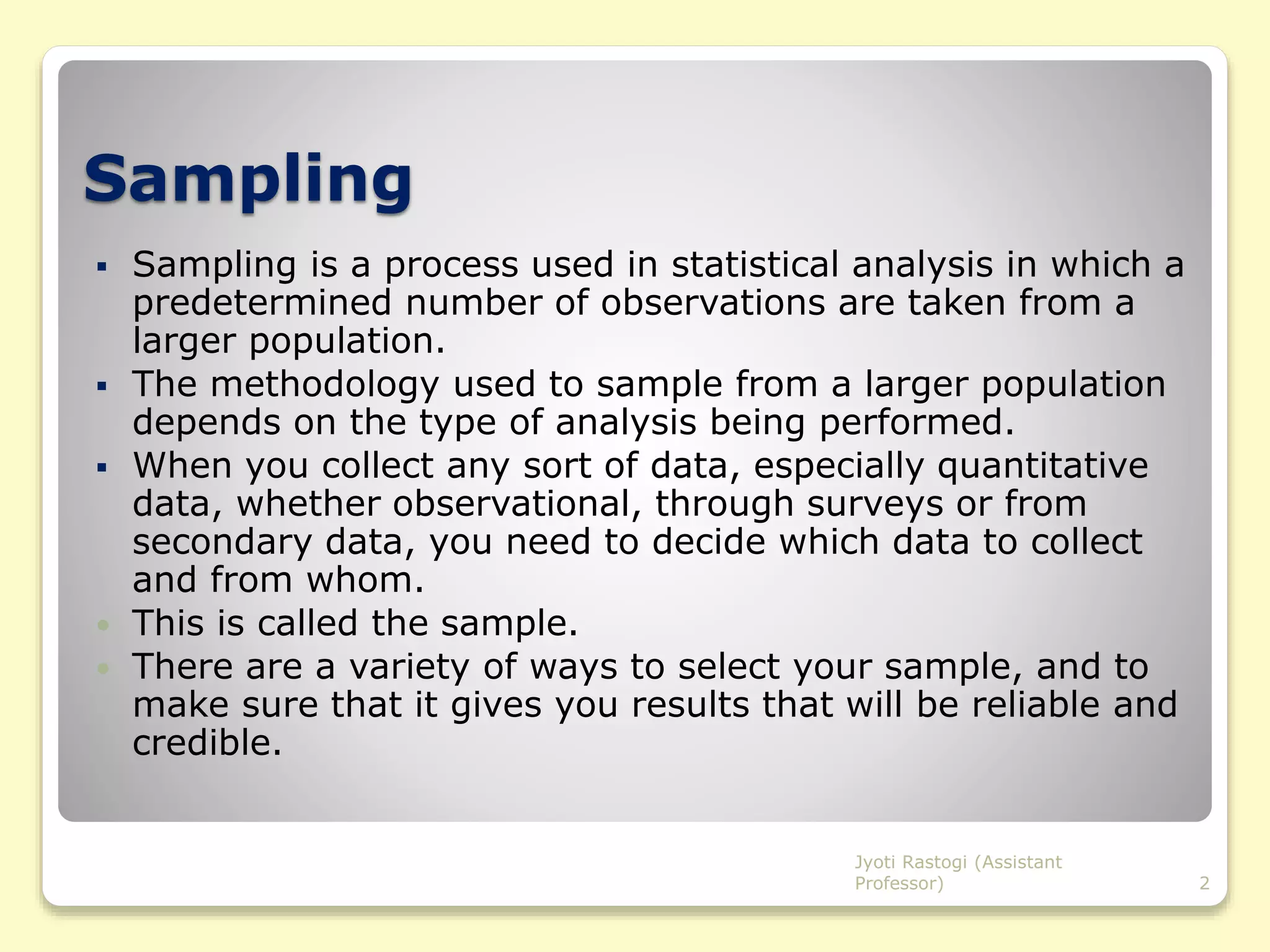 SAMPLE DESIGN, Probability sampling | PPTX