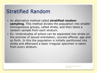 SAMPLE DESIGN, Probability sampling | PPTX