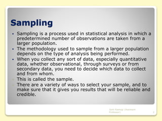 SAMPLE DESIGN, Probability sampling | PPTX