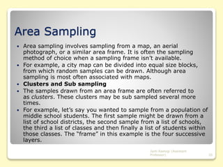 SAMPLE DESIGN, Probability sampling | PPTX