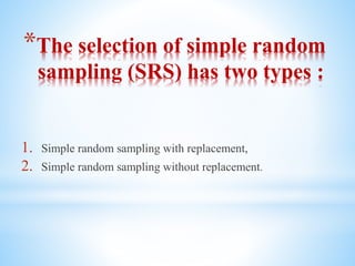 Random Probability sampling by Sazzad Hossain | PPT