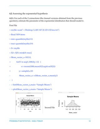 Using R Tool for Probability and Statistics | PDF