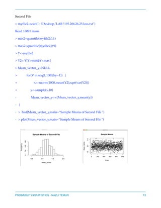 Using R Tool for Probability and Statistics | PDF