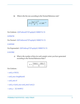 Using R Tool for Probability and Statistics | PDF