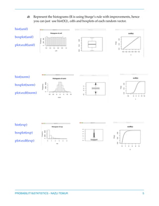 Using R Tool for Probability and Statistics | PDF