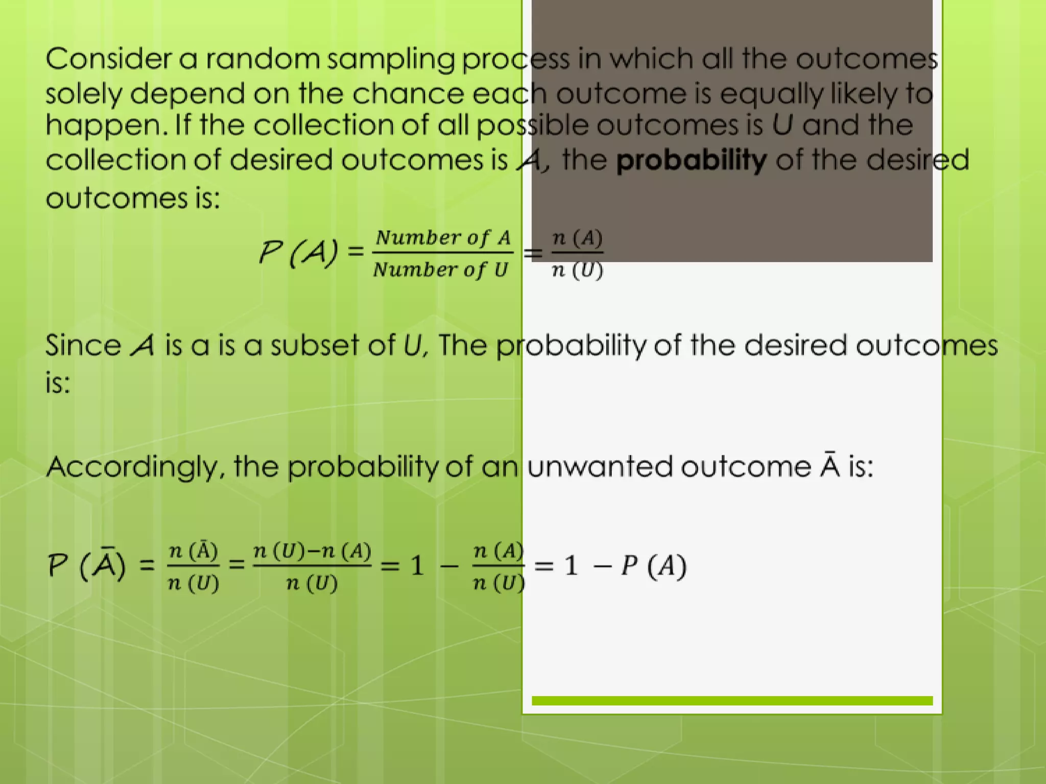Probability theory | PPTX | Physics | Science