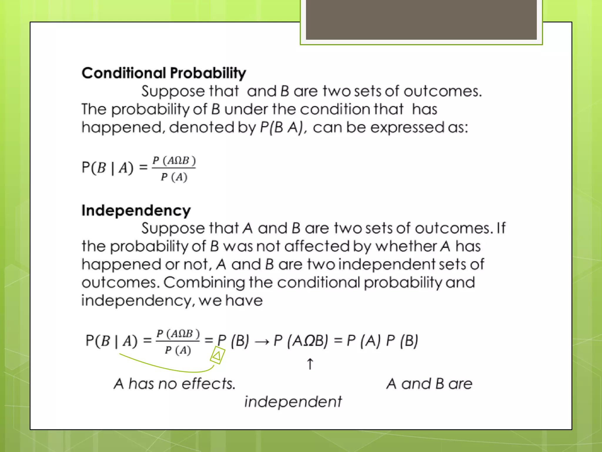 Probability theory | PPT