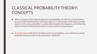 Probability theory | PPTX
