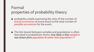 Probability theory | PPTX