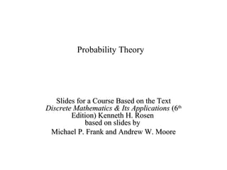 Probability theory | PPT