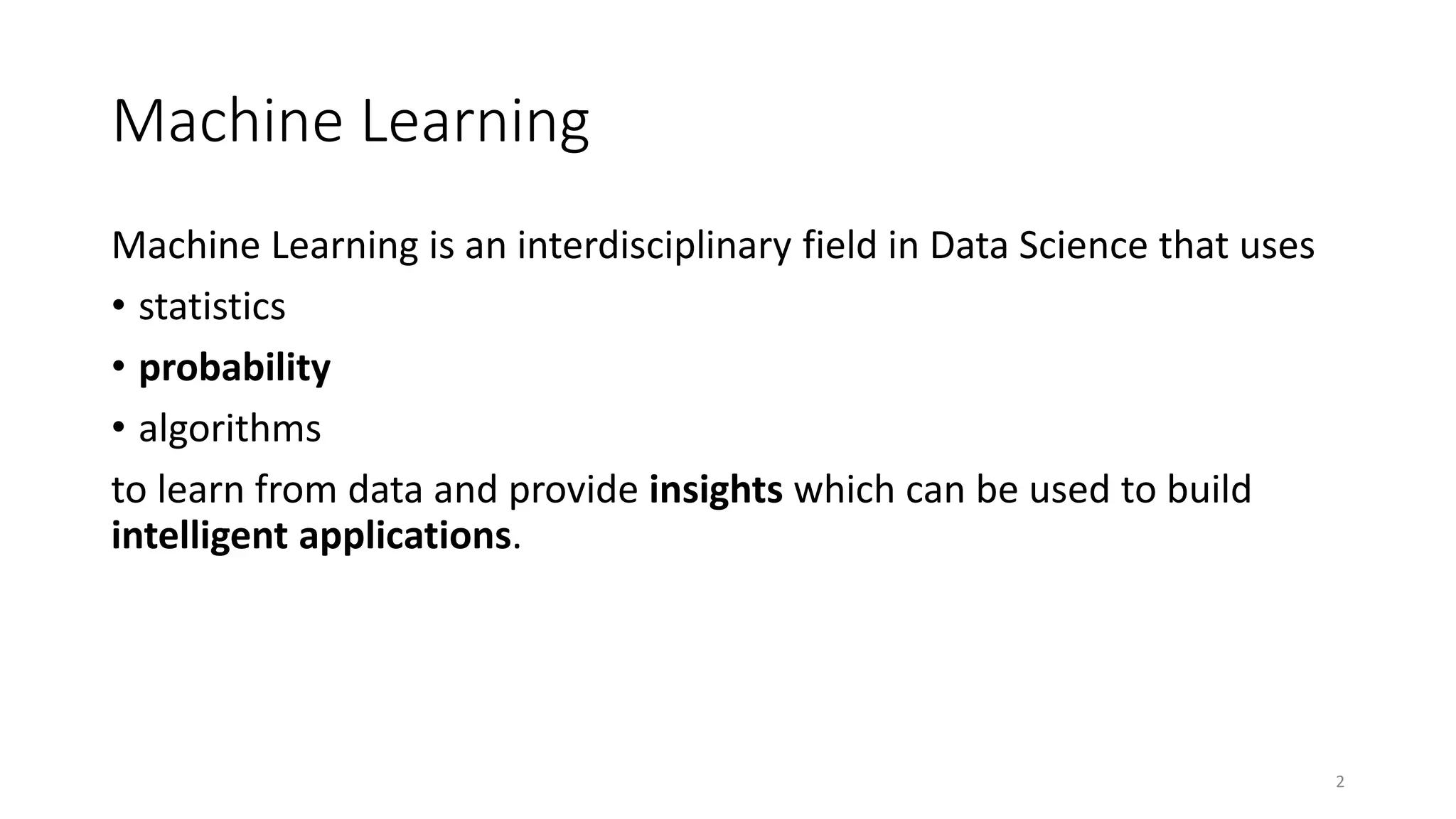Probability Theory for Data Scientists | PPTX