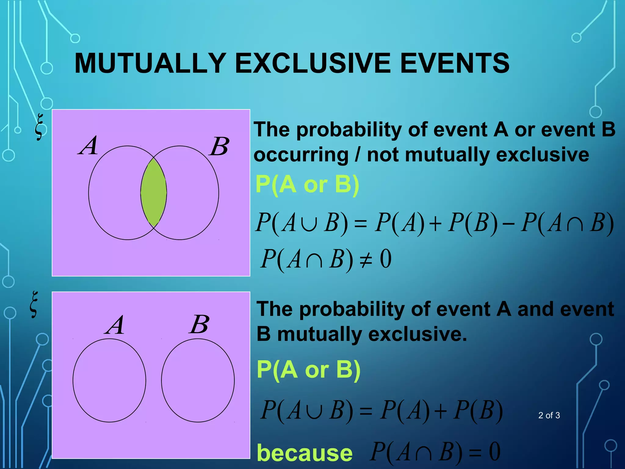 Probabilty of Events | PPT