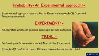 Probabilty ppt by jk | PDF | Physics | Science