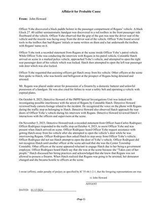 Center Township Constable Arrested on two felony charges | PDF