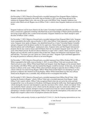 Center Township Constable Arrested on two felony charges | PDF