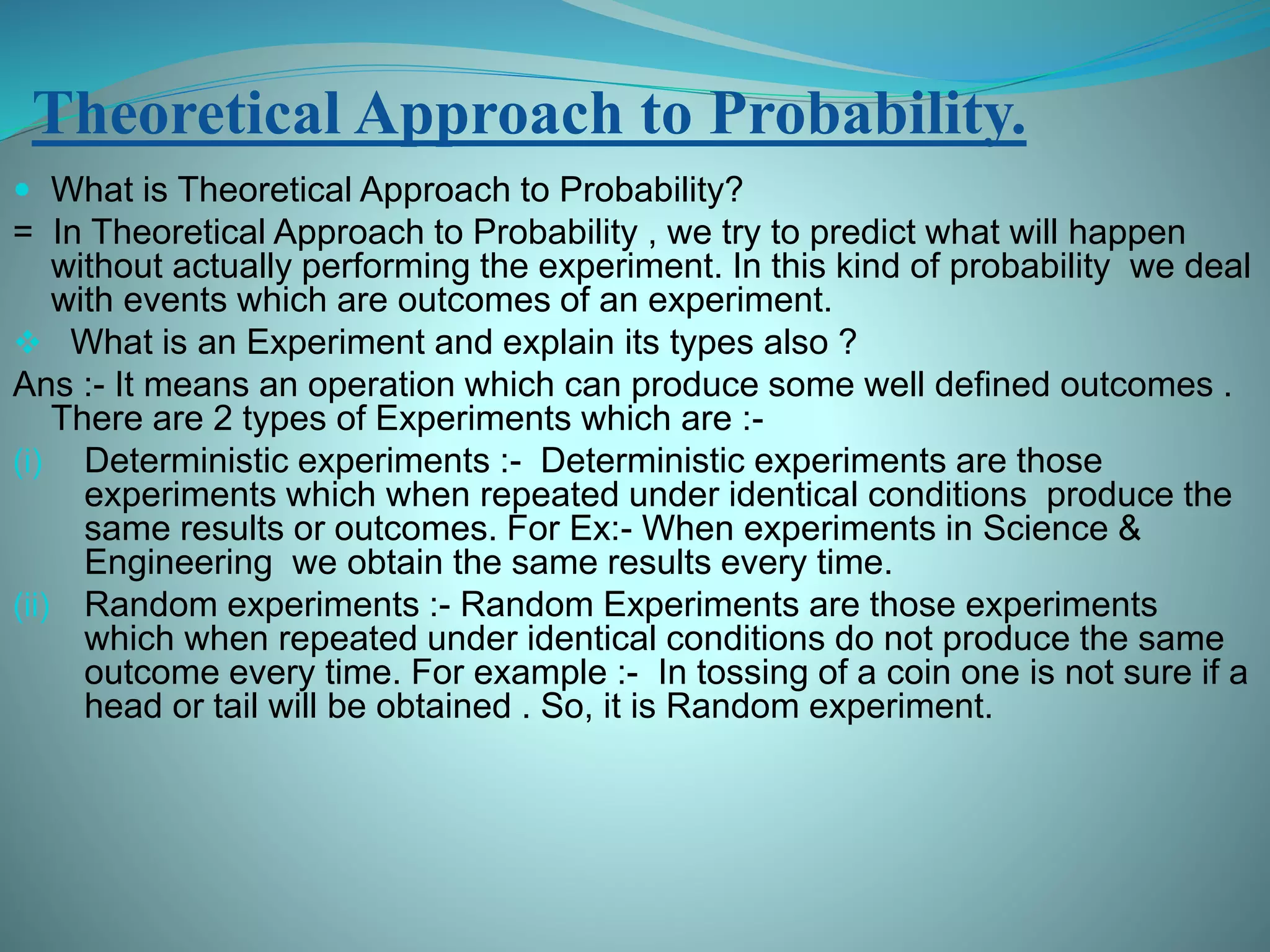 Probablity ppt maths | PPTX