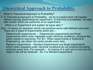 Probablity ppt maths | PPTX
