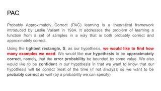 Probably Approximately Correct Learning PAC.pptx