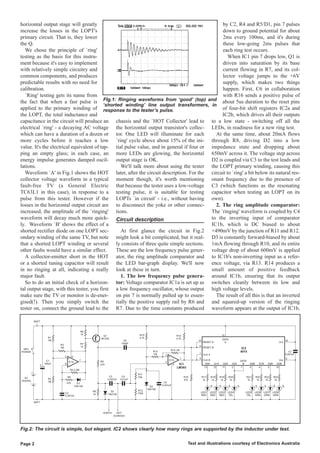 Electrónica: Probador de LOPT/FBT Flyback | PDF