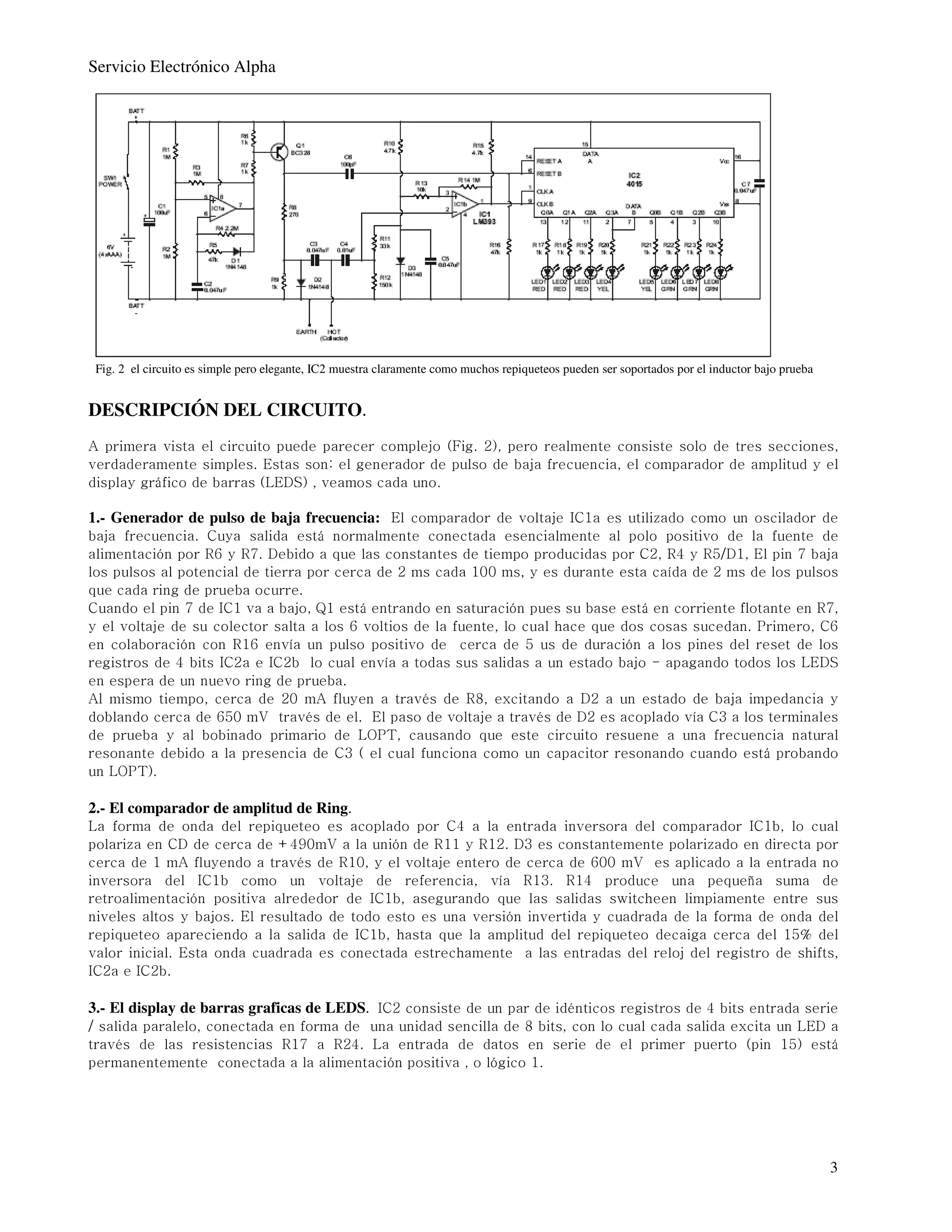 Electrónica: Probador flyback | PDF